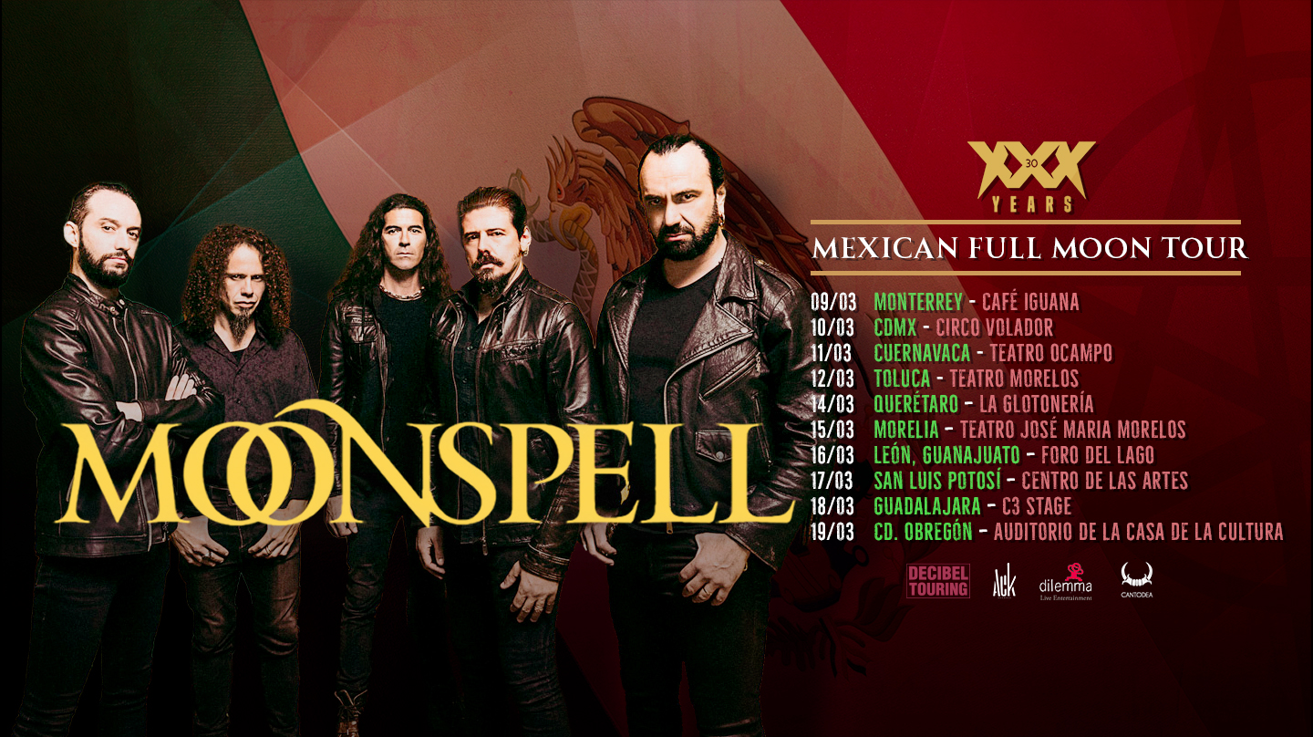 MOONSPELL will come to Mexico and South America soon and just announced ...