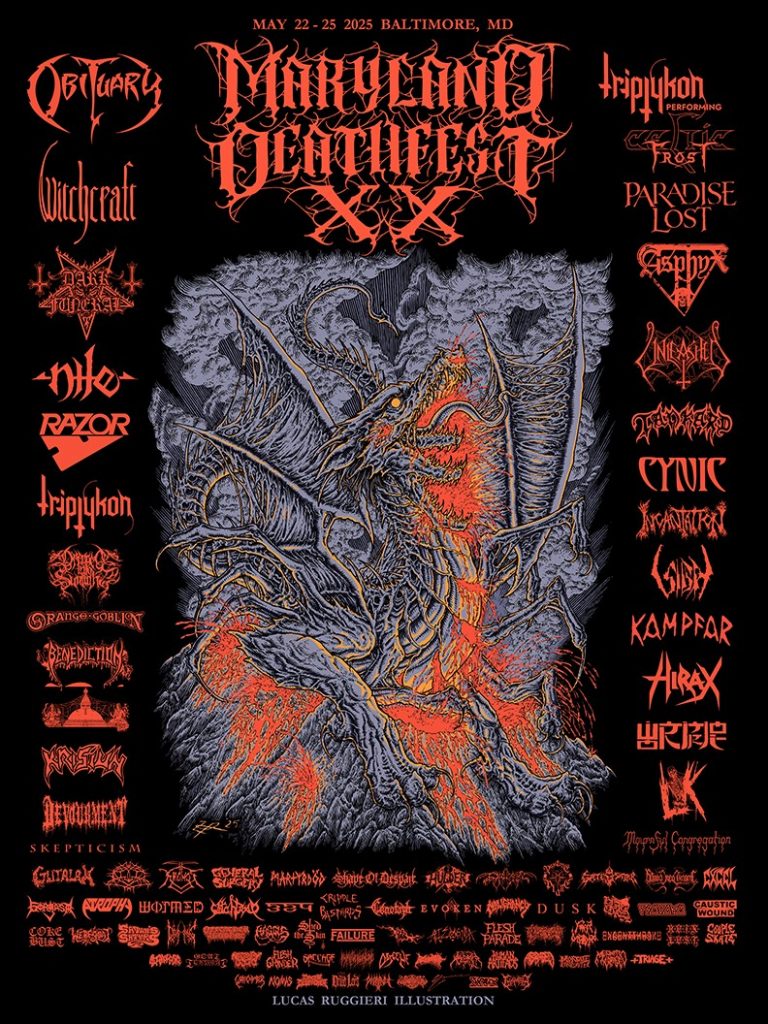 Maryland Deathfest XX – May 2025 – Baltimore, MD – Metal Centre